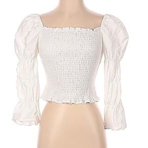 Moon River | Tops | Nwt Moon River Long Sleeve Top Peasant Blouse ...